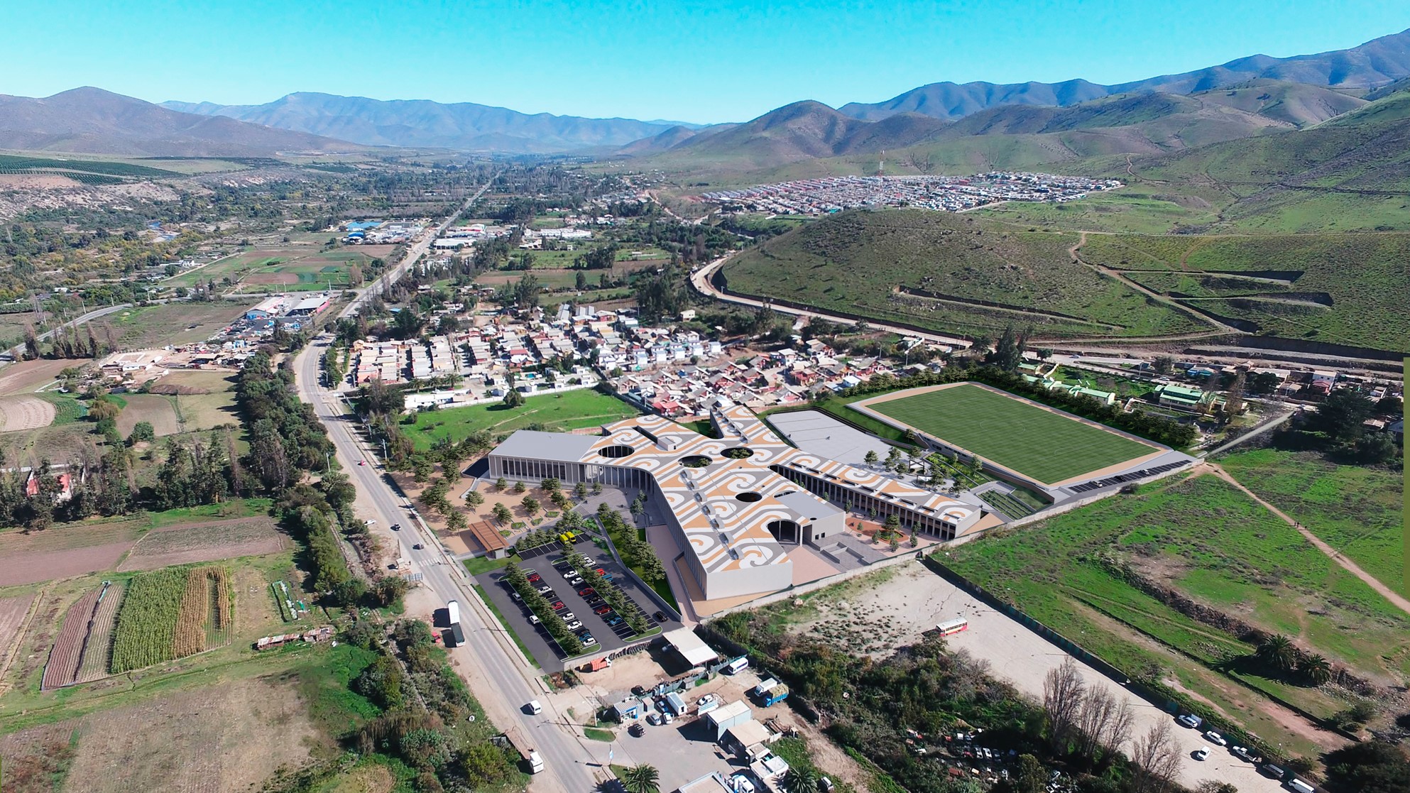 Municipio de Illapel y Minera Los Pelambres presentan diseño para la remodelación del Liceo ...